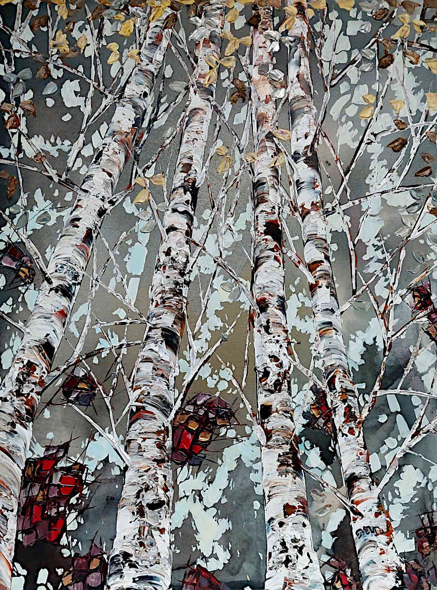 Maya Eventov - First Snow 48x36 – Chase Art Gallery
