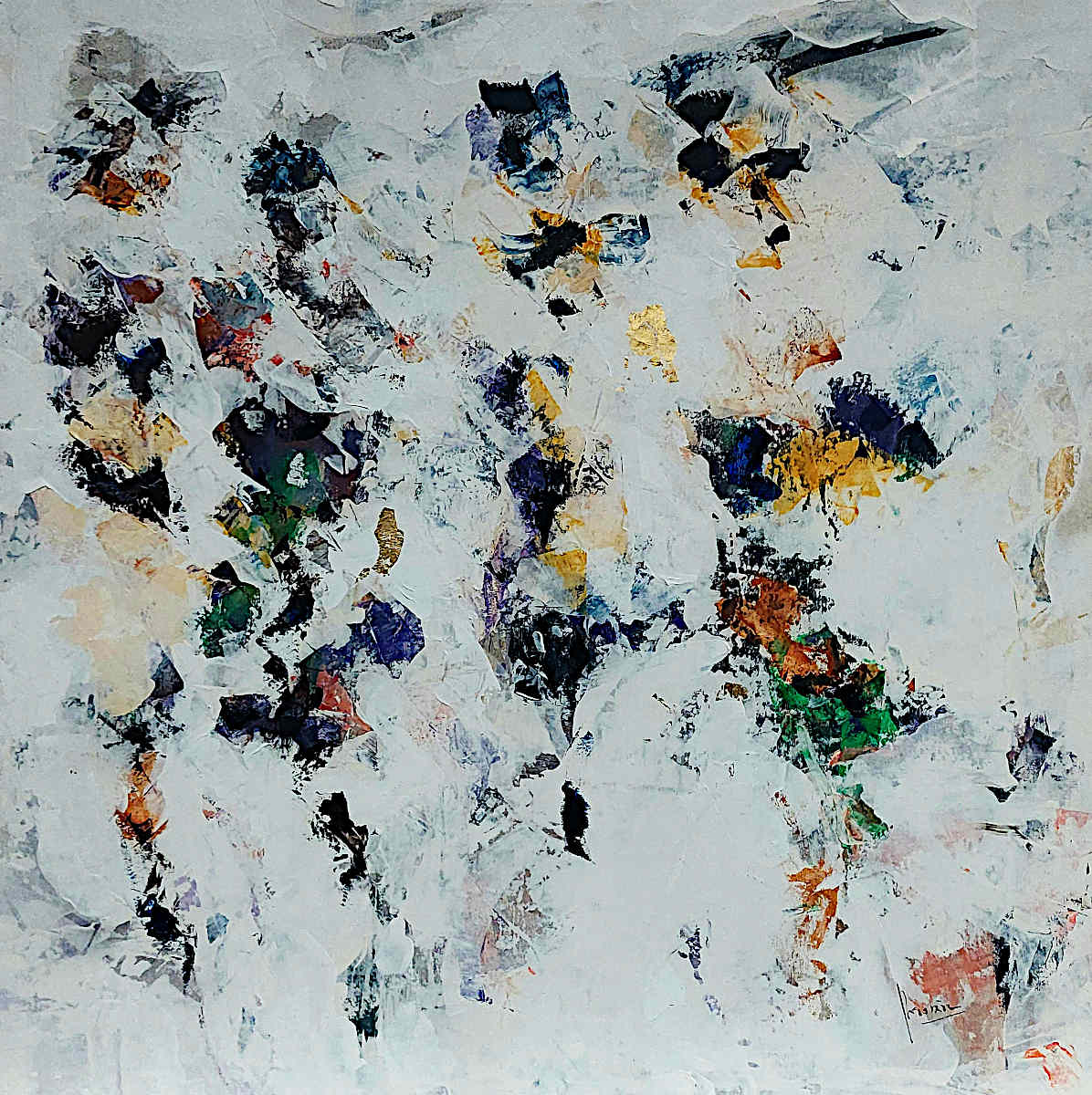 Georges Mamàn - Act II 40x40 – Chase Art Gallery