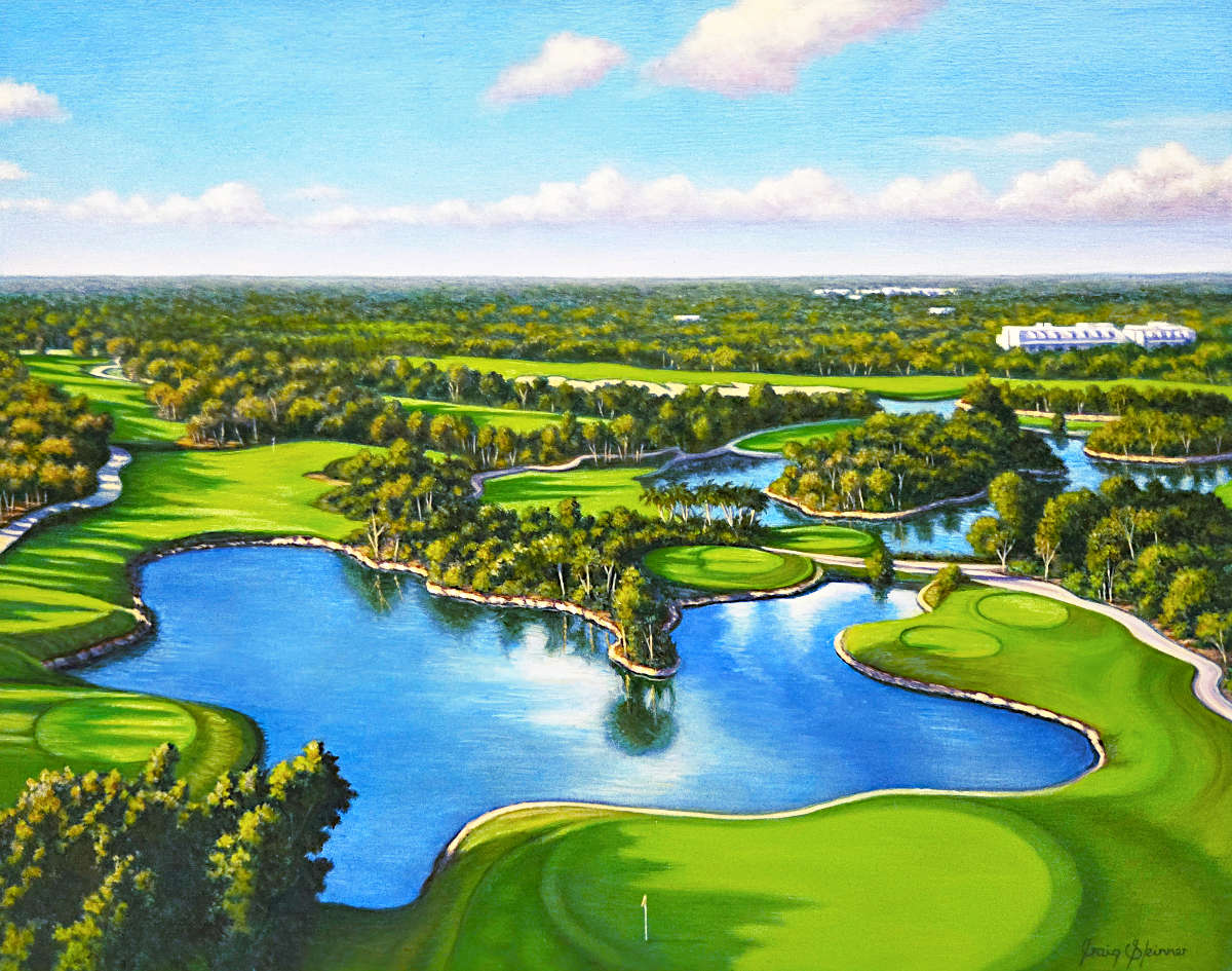 Craig Skinner - Mayan Riviera Gold Club 11x14 – Chase Art Gallery