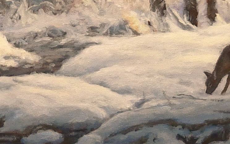 Marie-Claude Courteau - Dans Le Frimas du Matin 24x40 – Chase Art Gallery