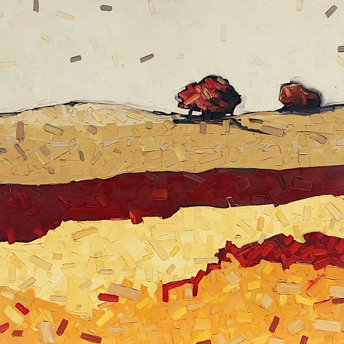 David Grieve - Afield 30x30 – Chase Art Gallery