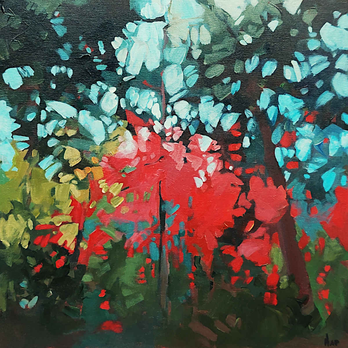 Holly Ann Friesen - To the Side 2 12x12 – Chase Art Gallery