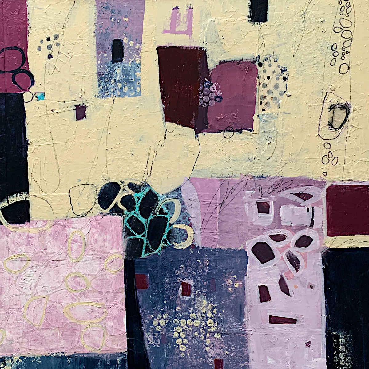 Karen Mackay - Tangled up in You 24x24 – Chase Art Gallery