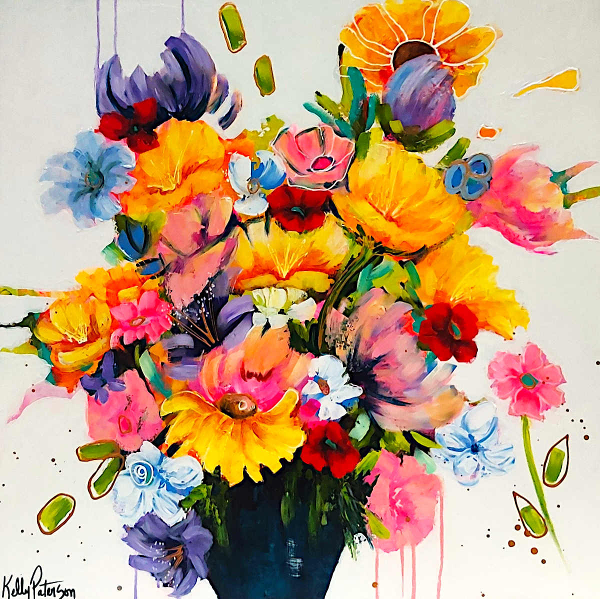 Kelly Paterson - Crazy Love 30x30 – Chase Art Gallery