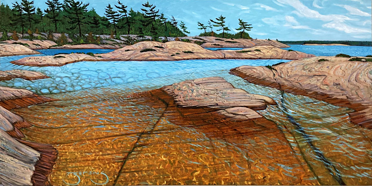 Mark Berens - Franklin Island 30x60 – Chase Art Gallery