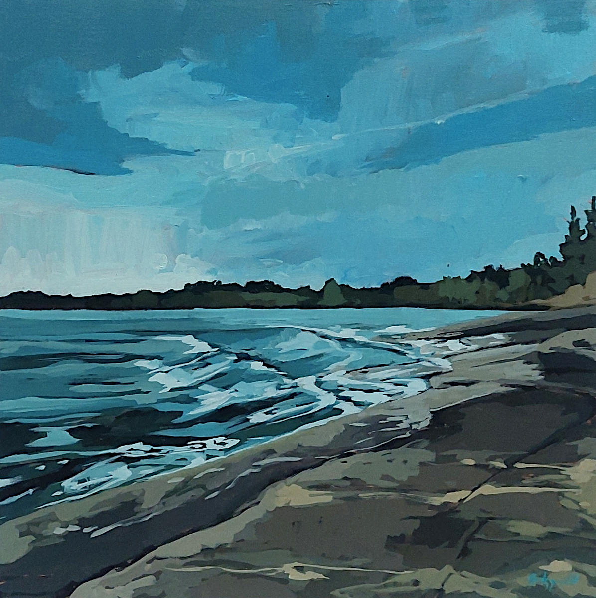 Megan Fitzgerald - A Different View 20x20 – Chase Art Gallery