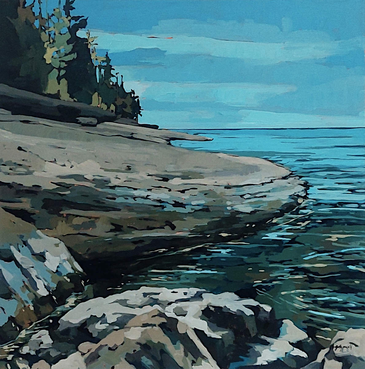 Megan Fitzgerald - Close to You 30x30 – Chase Art Gallery