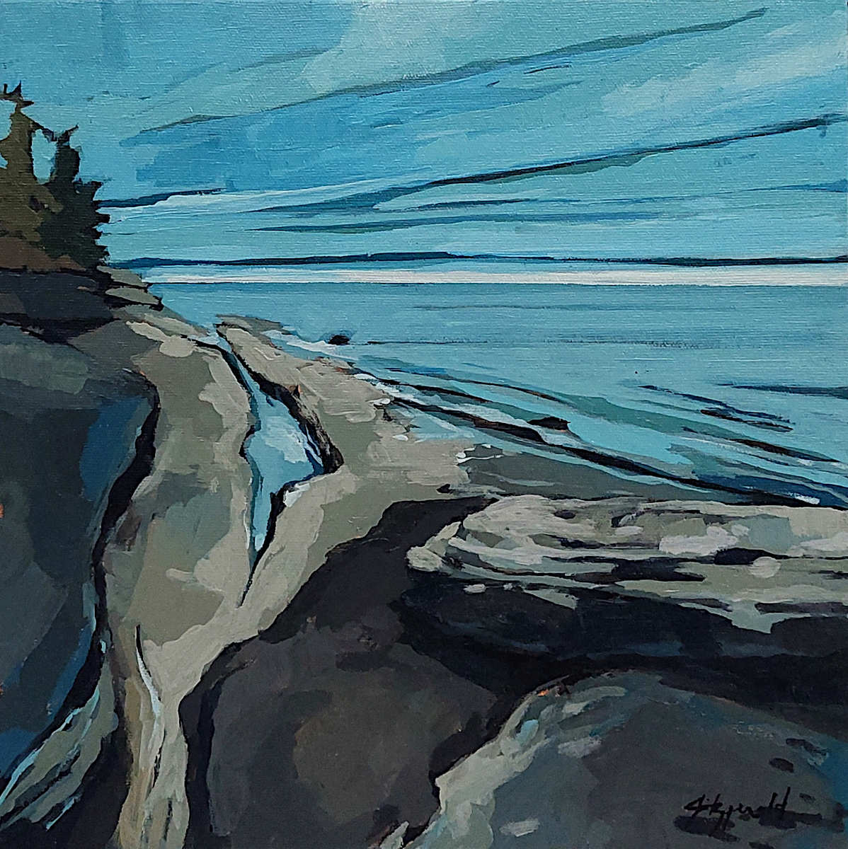 Megan Fitzgerald - Soft Earth 12x12 – Chase Art Gallery