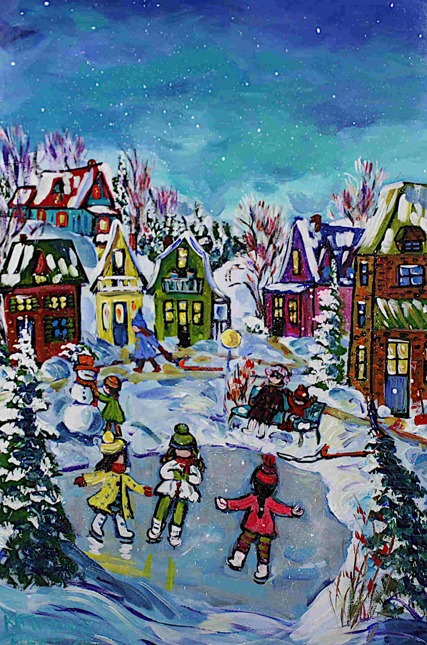 Katerina Mertikas - Classic Winter 36x24 – Chase Art Gallery