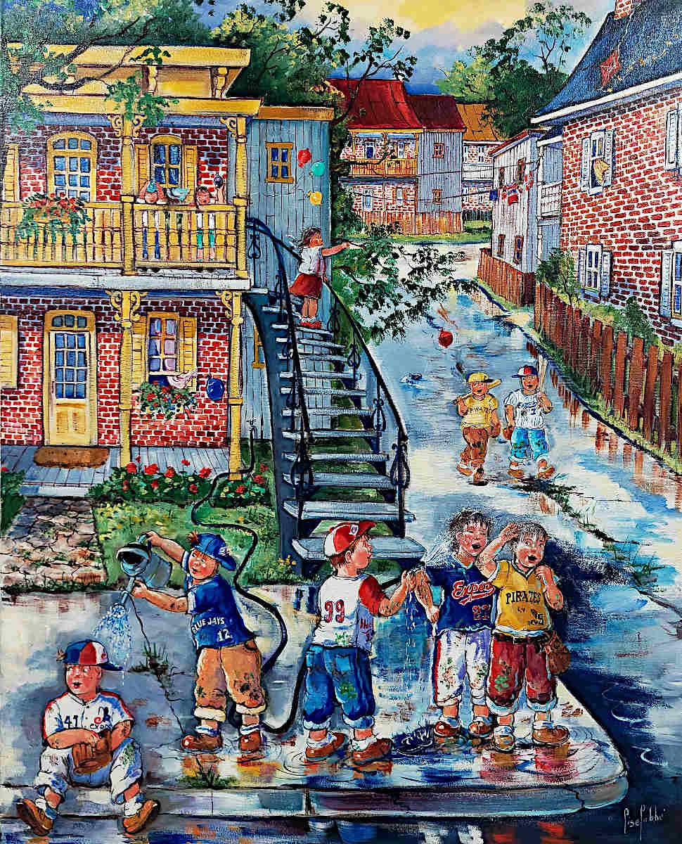 Lise Labbé - Cooling Down 30x24 – Chase Art Gallery