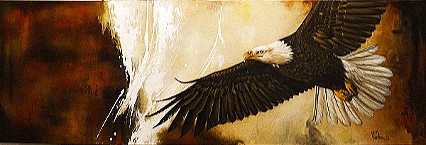 Sarah Fecteau -Eagle-20x60 – Chase Art Gallery