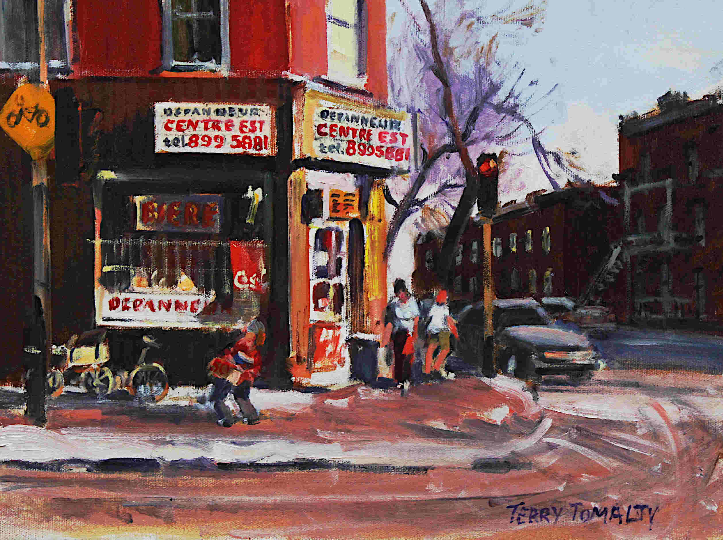 Terry Tomalty - East End Depaneur 12x16 – Chase Art Gallery