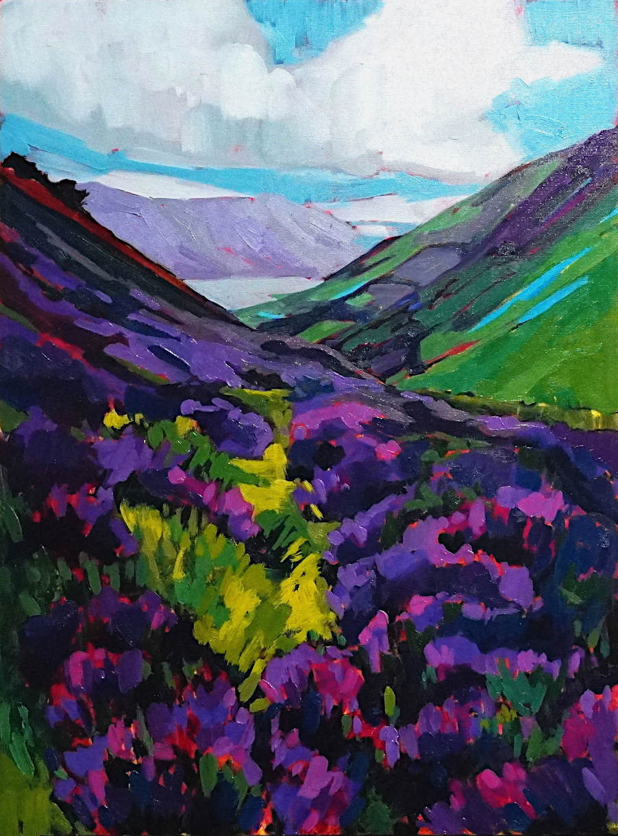 Megan FitzGerald - Field of Heather 24x18 – Chase Art Gallery