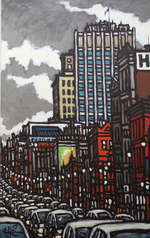 Alexandre Zerbe - Streaming 48x30 – Chase Art Gallery