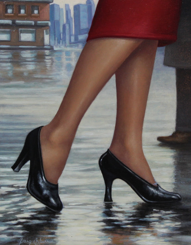 Craig Skinner - The Red Dress 8x10 – Chase Art Gallery