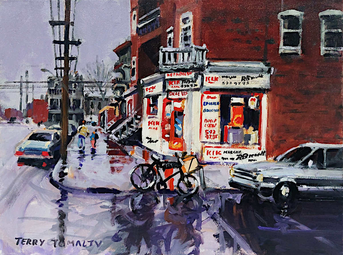 Terry Tomalty - Tri-Porteur 12x16 – Chase Art Gallery