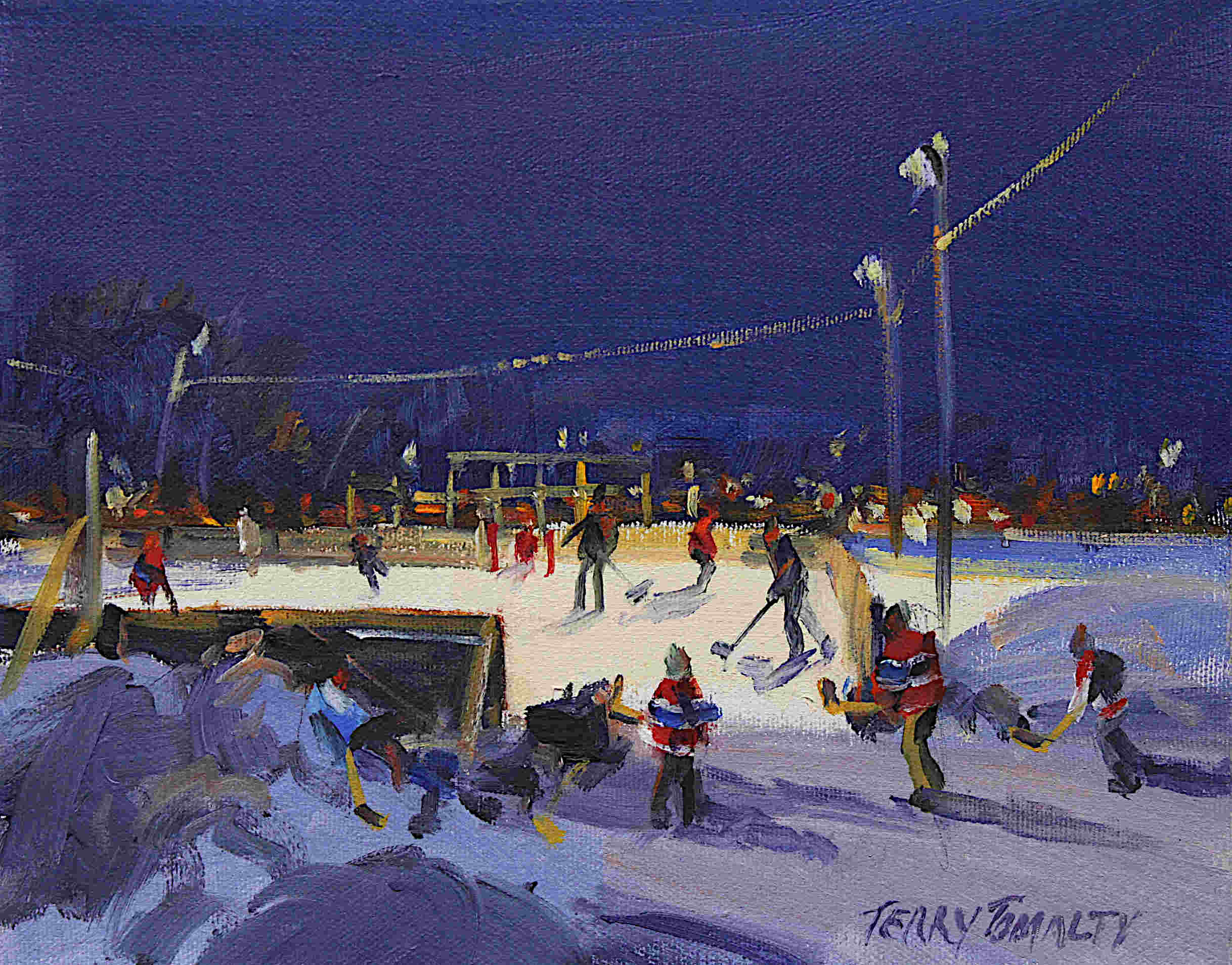 Terry Tomalty - Under The Lights 8x10 – Chase Art Gallery