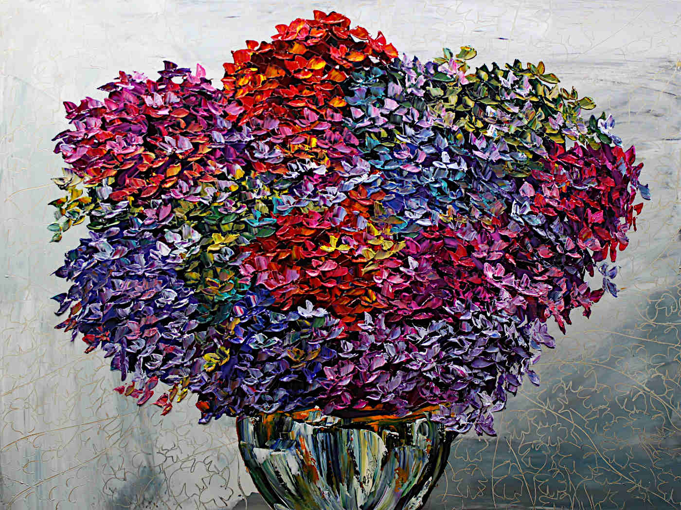 Maya Eventov - Wild Bloom 36x48 – Chase Art Gallery